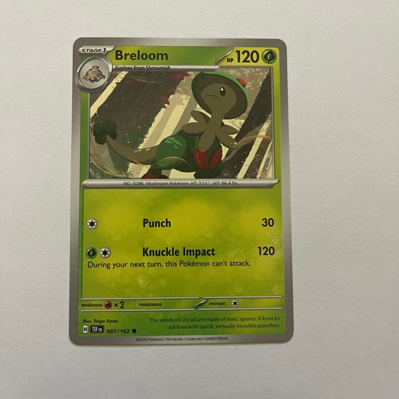 Pokemon | Toys | Breloom 0762 Sv05 Temporal Forces Regular | Poshmark